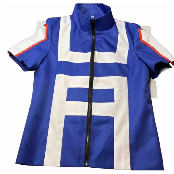 my hero academia | Jackets & Coats | Boku No Blue Zip Coat My Hero ...